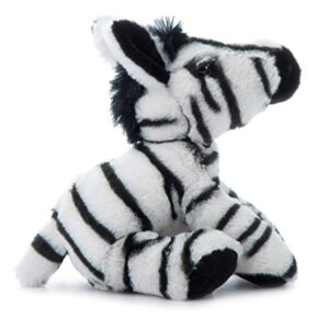 The Petting Zoo Zebra Stuffed Animal, Gifts for Kids, Wild Onez Zoo Animals, Zebra Plush Toy 8 inches