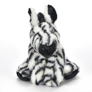 The Petting Zoo Zebra Stuffed Animal, Gifts for Kids, Wild Onez Zoo Animals, Zebra Plush Toy 8 inches