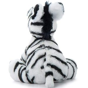 The Petting Zoo Zebra Stuffed Animal, Gifts for Kids, Wild Onez Zoo Animals, Zebra Plush Toy 8 inches