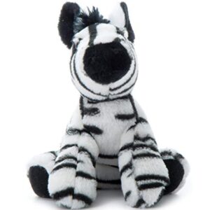 The Petting Zoo Zebra Stuffed Animal, Gifts for Kids, Wild Onez Zoo Animals, Zebra Plush Toy 8 inches