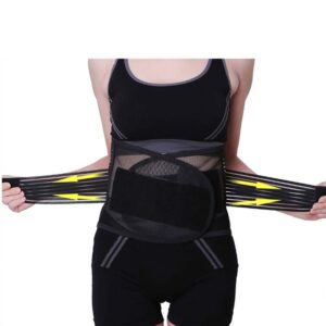 lsrryd double adjustment lumbar support belt back support belt for pain relief and injury prevention sciatica (size : small)