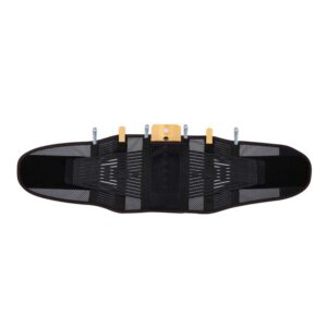 lsrryd premium double pull back pain relief support lower back lumbar support belt brace for pain relief and injury prevention (color : black)