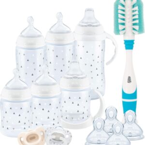 NUK Smooth Flow Anti Colic Baby Bottle Newborn Gift Set