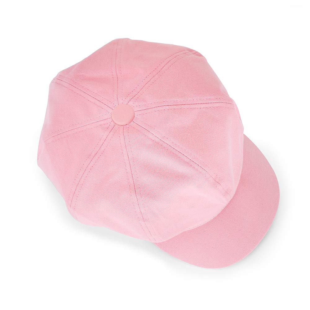 Newsboy Cabbie Baker boy hat Beret Cap for Women Fashion Pageboy Visor Paperboy Hat Fisherman's Sailor Fiddler Hat Autumn Adjustable,Pink