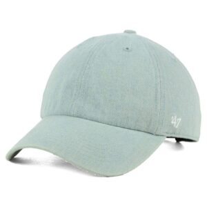 '47 blank classic clean up cap, adjustable plain baseball hat for men and women – pastel denim