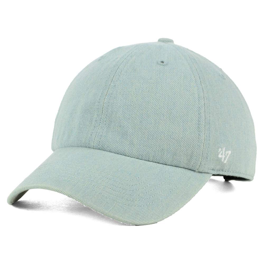 '47 Blank Classic Clean Up Cap, Adjustable Plain Baseball Hat for Men and Women – Pastel Denim