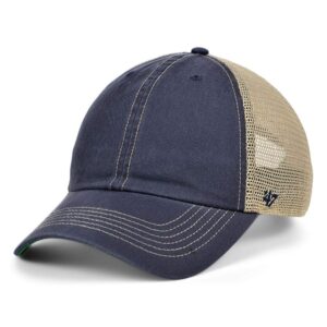 '47 blank trawler clean up adjustable navy snapback cap