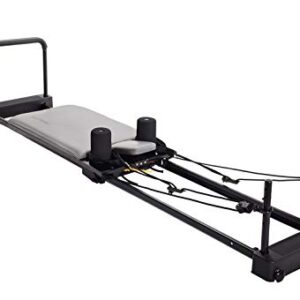 AeroPilates Home Studio Reformer 393 | All-in-One Pilates Home Workout System | No Extra Equipment Needed | Includes 5 Workout DVDs