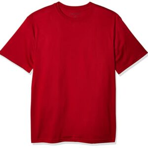 Nautica mens Active Short Sleeve Performance T-shirt T Shirt, Red, Medium US