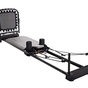 AeroPilates Home Studio Reformer 393 | All-in-One Pilates Home Workout System | No Extra Equipment Needed | Includes 5 Workout DVDs