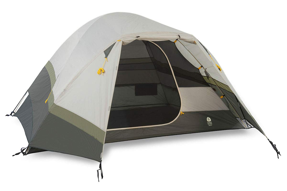 Sierra Designs Tabernash 2/4/6 Person Tent for Camping - Easy Setup – Includes a Waterproof Removable Rain Fly, Ready for Any Conditions - Included Burrito Bag for Quick and Easy Storage