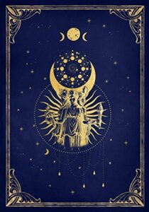 blank hecate triple goddess grimoire : a dot grid journal for book of shadows: for solitary witches, wiccans and pagans to record spells, rituals, mantras, etc.