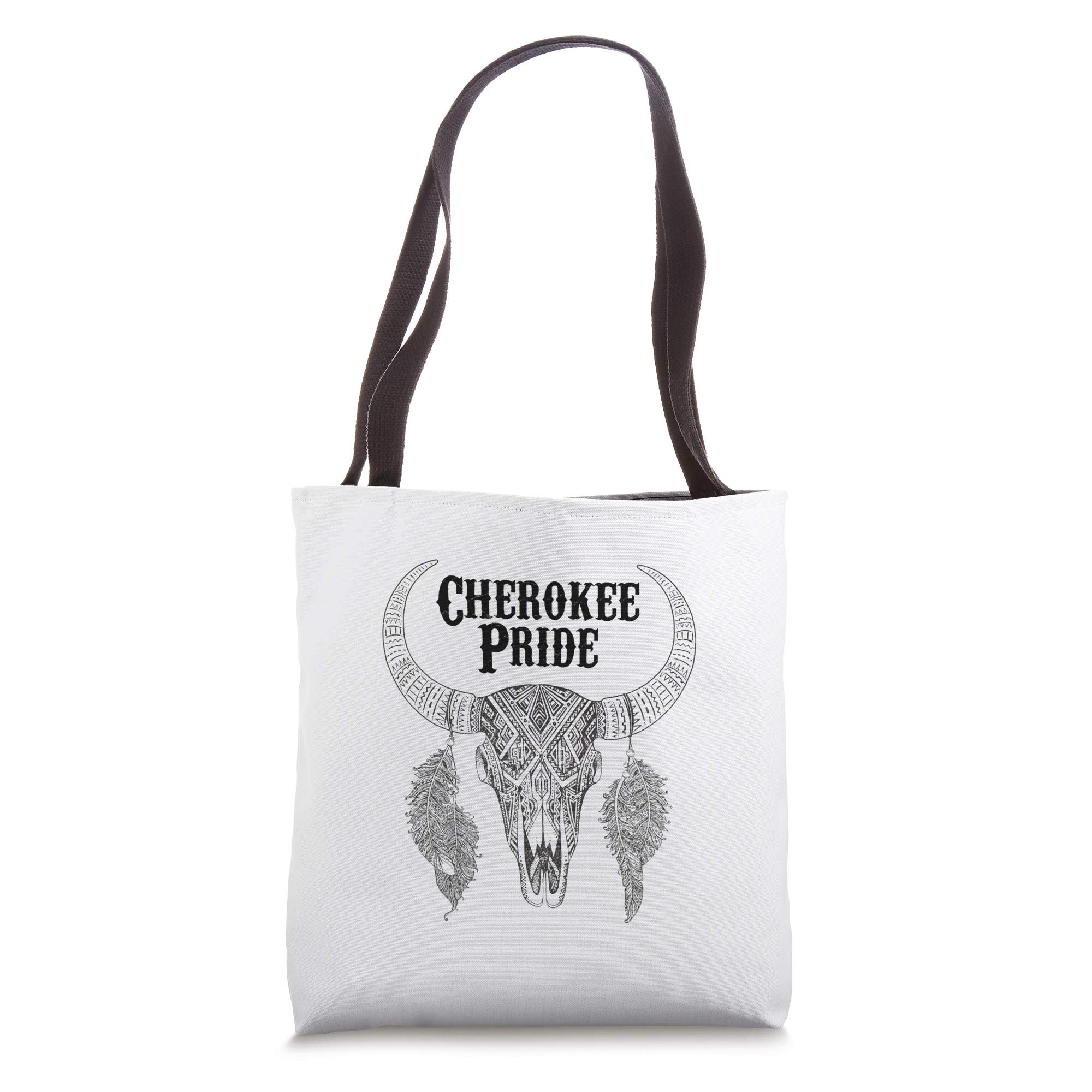 Cherokee Pride Tribe Native American Indian Buffalo Tote Bag