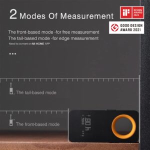 HOTO Laser Measuring Tool, 98ft Laser Distance Measure Tool ±2mm Accuracy, Compact Laser Measurement Tool with Digital OLED Display, M/in/Ft Unit Switching, Real-time Data Sync