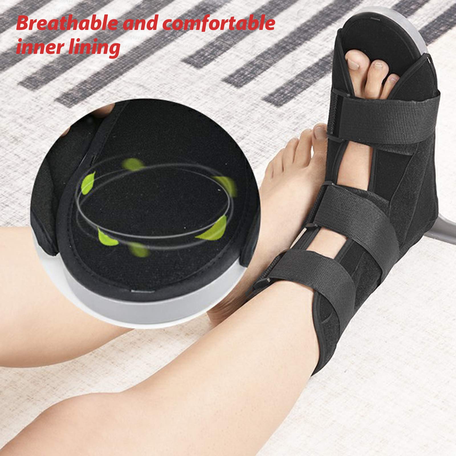 Ylucky 1PC Broken Toe Boot Air Cam Boot Walker Fracture Boot for Ankle Injury Foot Pain Walker for Fracture Recovery & Healing After Foot or Ankle Injuries