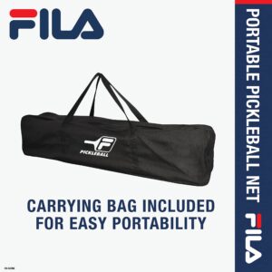 FILA Accessories Pickleball Net - Pickle Ball Game with Net Regulation Size 22 ft - All-Weather Pickle Ball Mesh Net - Includes Carry Bag - Durable, Quick & Easy Setup