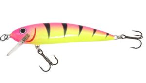 northland tackle rsn8-bbt rumble shiner - bubblegum tiger, 3.25in, 3/8oz, 4 hk, dd 9-14'