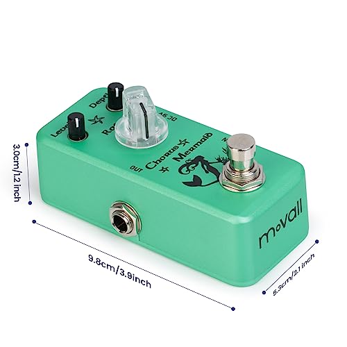 Movall MP-309 Mermaid Chorus Guitar Effect Pedal with True Bypass