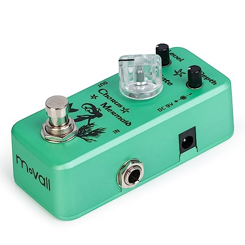 Movall MP-309 Mermaid Chorus Guitar Effect Pedal with True Bypass