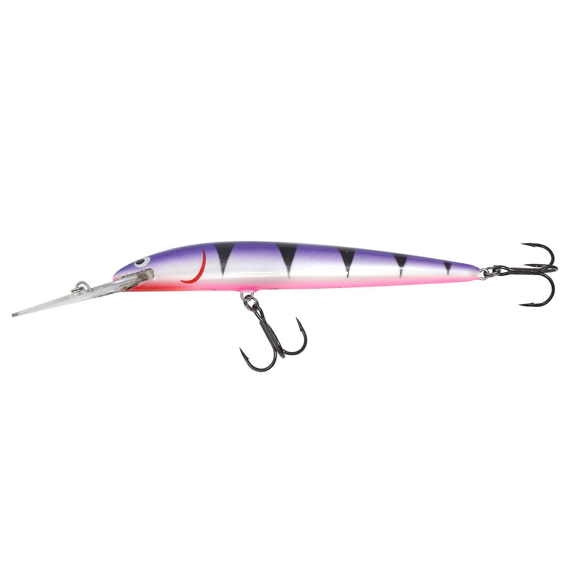 Northland Tackle Rumble Stick Fishing Lure, Freshwater Deep Diving Trolling Crankbait for Walleye, Perfect Lure for Any Kit, Purple Tiger, Size #4, 4.25", 3/8 Oz