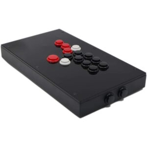 TruBoost FightBox F8-PS All Buttons Arcade Joystick Game Controller For PS4/PS3/PC Sanwa OBSF-24 30 Leverless-Style