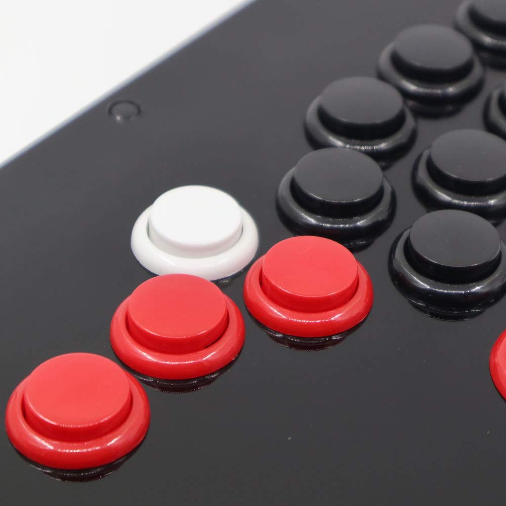 TruBoost FightBox F8-PS All Buttons Arcade Joystick Game Controller For PS4/PS3/PC Sanwa OBSF-24 30 Leverless-Style