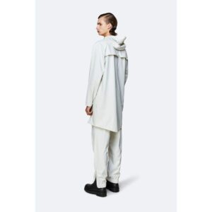 RAINS Waterproof Long Jacket - Off White - L/XL