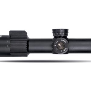 Monstrum Alpha 1-6x24 First Focal Plane FFP Rifle Scope with MOA Reticle | Precision V2 Picatinny Scope Rings | Bundle