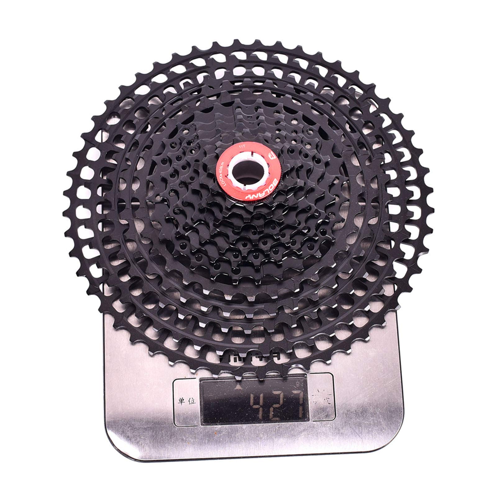 Unisex – Adult's MTB 12 Speed 11-52T Cassette Black Ultralight Bicycle Flywheel 12t Bike Freewheel Parts Mountain,1212Speed11-52T