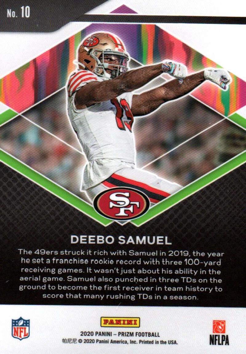 Football NFL 2020 Prizm Hype #10 Deebo Samuel NM-MT 49ers