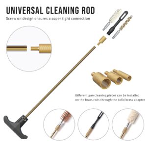 Universal Gun Cleaning Kit for All Caliber Shotgun, Pistol, Rifle, Airgun, Hunting and Gun Accessories, Gun Cleaning Kit with Portable Hard Case