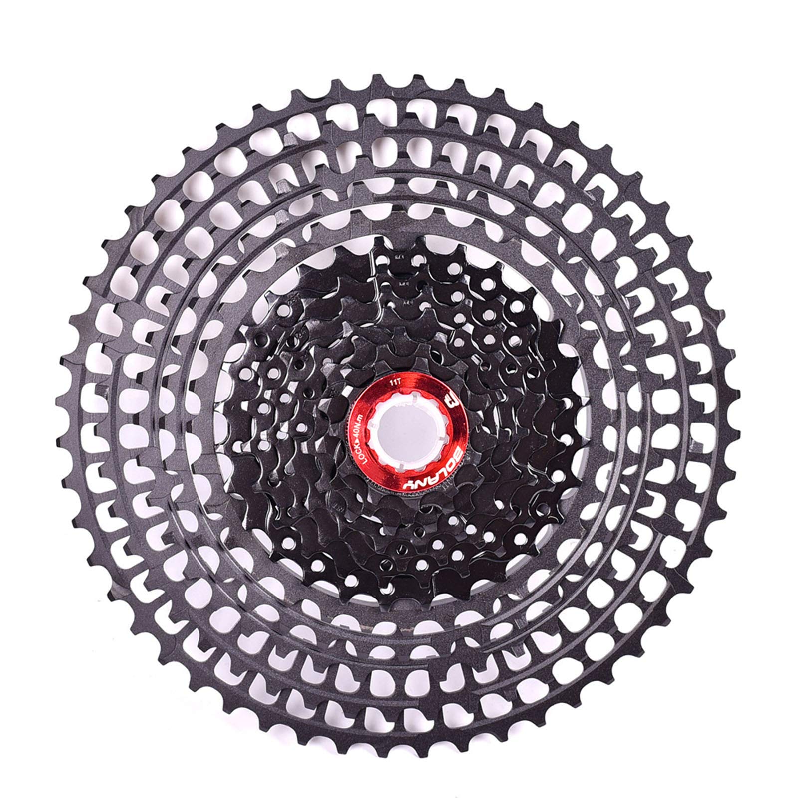 Unisex – Adult's MTB 12 Speed 11-52T Cassette Black Ultralight Bicycle Flywheel 12t Bike Freewheel Parts Mountain,1212Speed11-52T