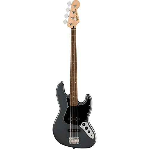 Squier Affinity Series Jazz Bass, Charcoal Frost Metallic, Laurel Fingerboard