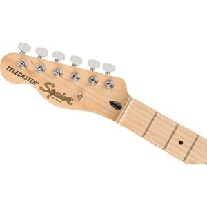 Squier Affinity Series Telecaster Electric Guitar, with 2-Year Warranty, Butterscotch Blonde, Maple Fingerboard, Left-Handed