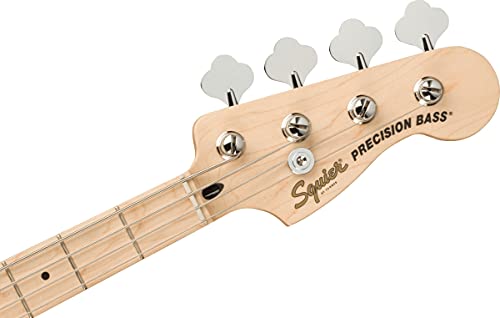 Fender Squier Affinity Series Precision Bass, Olympic White, Maple Fingerboard