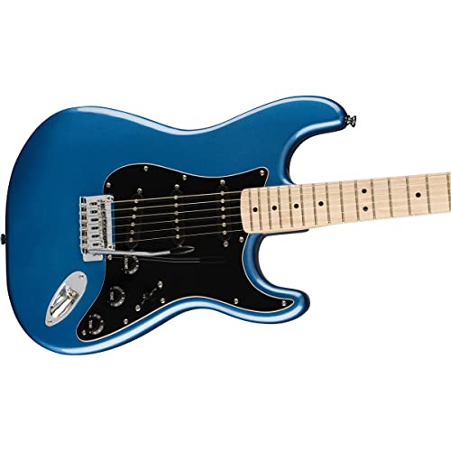 Squier Affinity Series Stratocaster Electric Guitar, with 2-Year Warranty, Lake Placid Blue, Maple Fingerboard