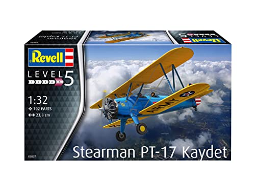 Revell 03837, Stearman PT-17 Kaydet. 1:32 Scale Plastic Model Kit