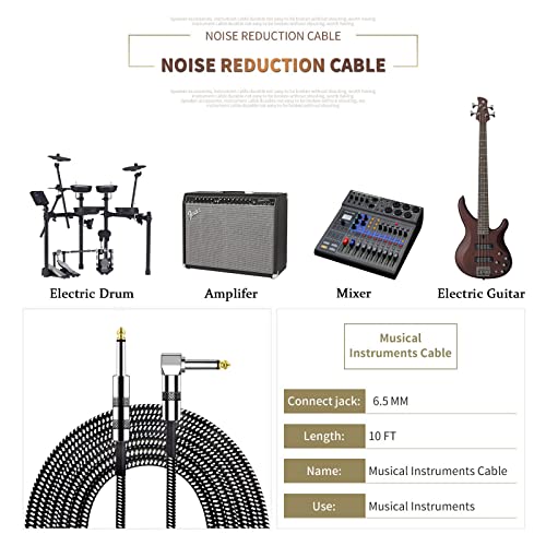 SUNYIN Bass AMP Combo Portable 10W Bass Amplifier with 10ft Guitar Cable MA-10B Dual Channel Mini Bass Amplifier Practice Bass Indoor Mini Bass AMP for Electric Bass Guitar