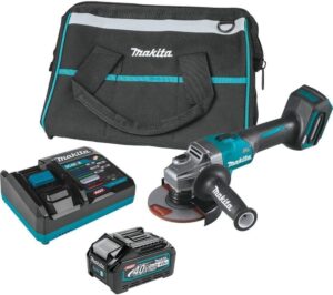 makita xgt 40v max angle grinder kit 4 1/2” / 5 inches