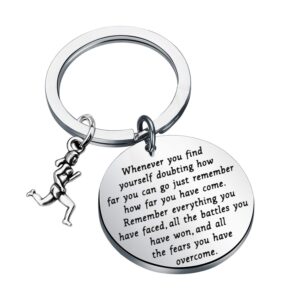 maofaed running gift runner gift runner keychain running keychain fitness gift athlete gift marathon runner gift