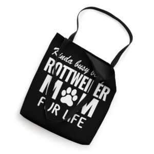 Rottweiler Mom Fur Life Dog Lover Gift For Women Tote Bag