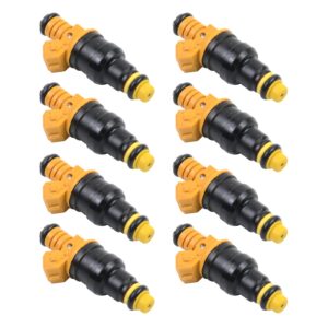 akwh 0280150943 set of 8 fuel injectors replacement for ford lincoln mercury 4.6l 5.0l 5.4l 5.8l - f150 f250 f350 e150 e250 e350 mus-tang bro-nco 0280150939 0280150909 0280150718