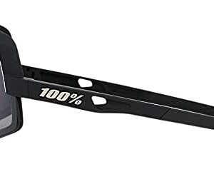 100% Glendale Sport Performance Cycling Sunglasses (SOFT TACT BLACK - Smoke Lens)