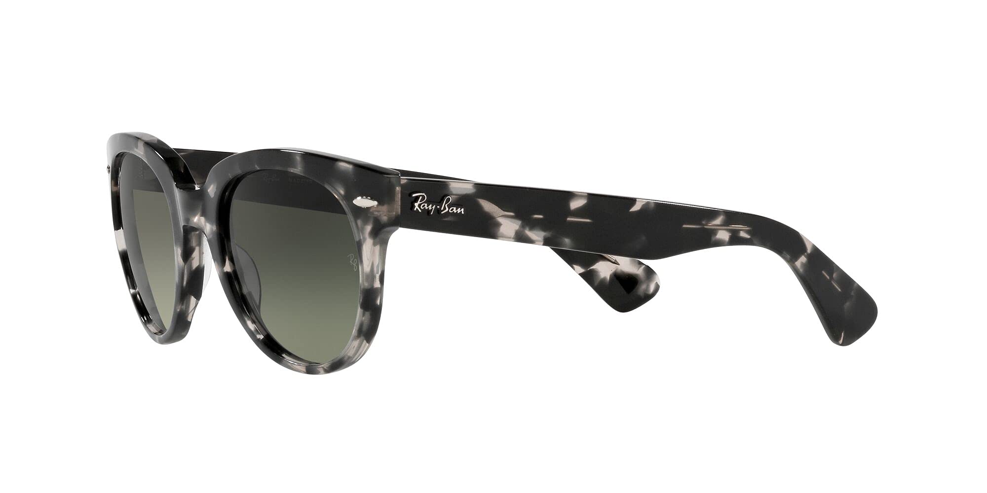 Ray-Ban RB2199 Orion Square Sunglasses, Grey Havana/Grey Gradient Dark Grey, 52 mm