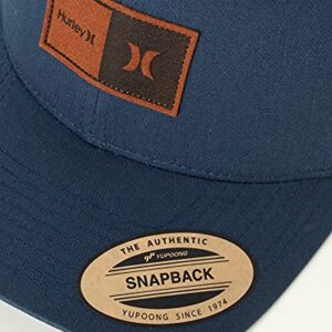 Hurley Men's Caps - Fairway Trucker Mesh Panel Baseball Cap Trucker Hat - Snap Back Hats for Men, Size One Size, Obsidian