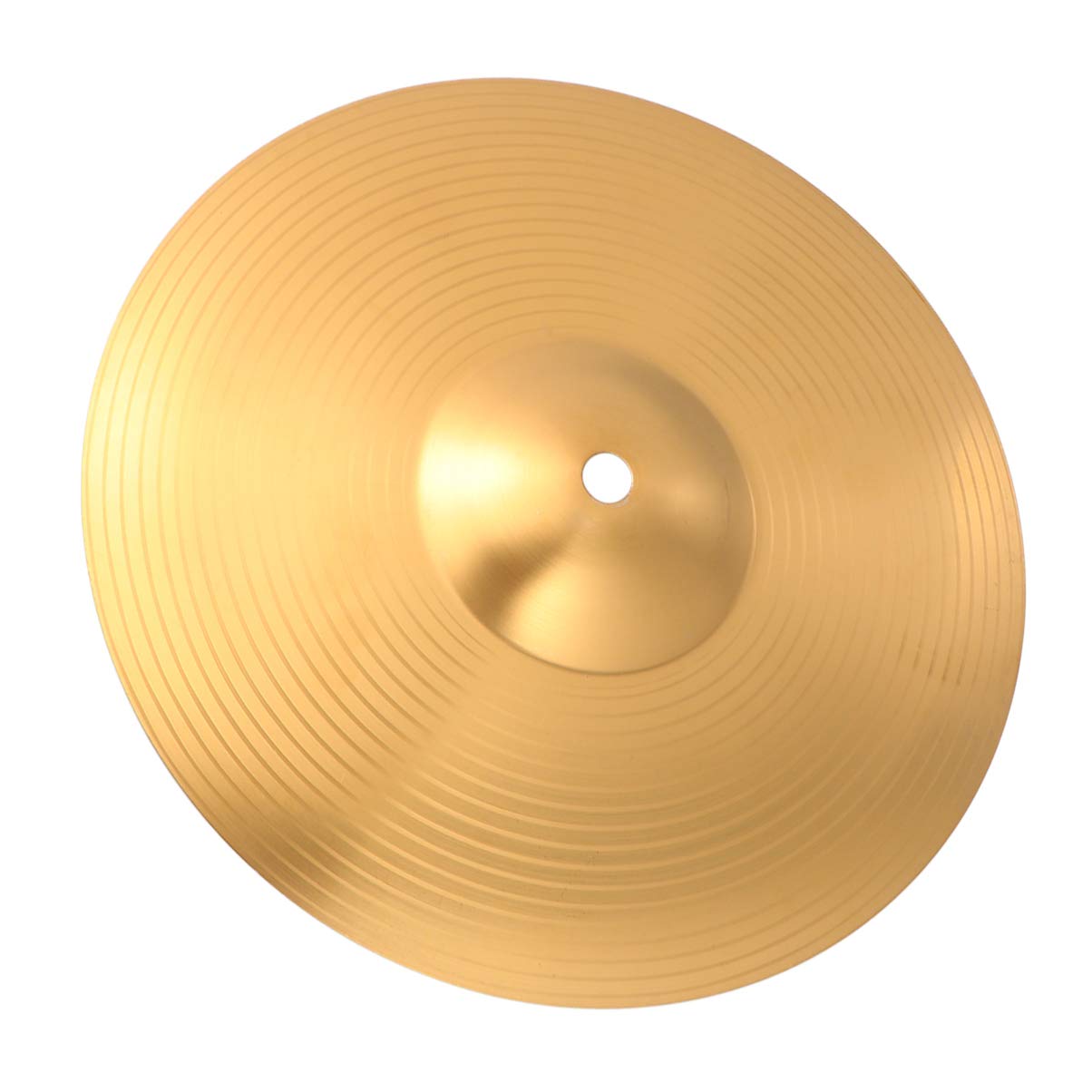 MILISTEN 10 Inch Brass Crash Ride Hi Hat Cymbals Traditional Cymbal for Players Beginners Percussion Music Instrument Parts