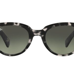 Ray-Ban RB2199 Orion Square Sunglasses, Grey Havana/Grey Gradient Dark Grey, 52 mm