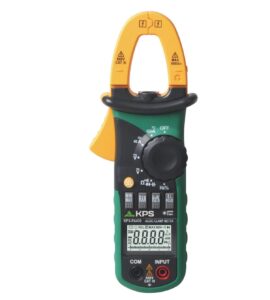 kps-pa430 digital mini clamp meter ac/dc current 400a, ac/cd voltage 600v, resistance, capacity, duty cycle 4000 counts