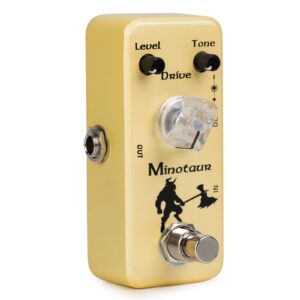 Movall MP-320 Minotaur Overdrive Guitar Effect Pedal Classical Mini Pedal with True Bypass