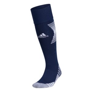 adidas speed 3 soccer socks (1 pair), team navy blue/white, small